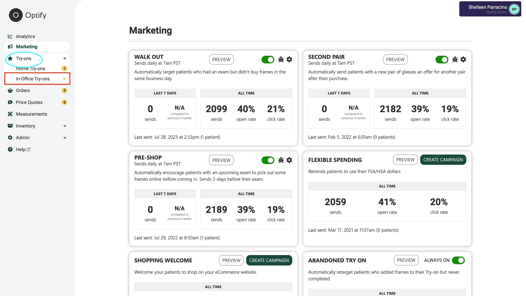 How to fulfill an office try-on request